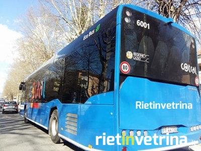 Cotral, modifiche alla linea Roma - Rieti - Rietinvetrina