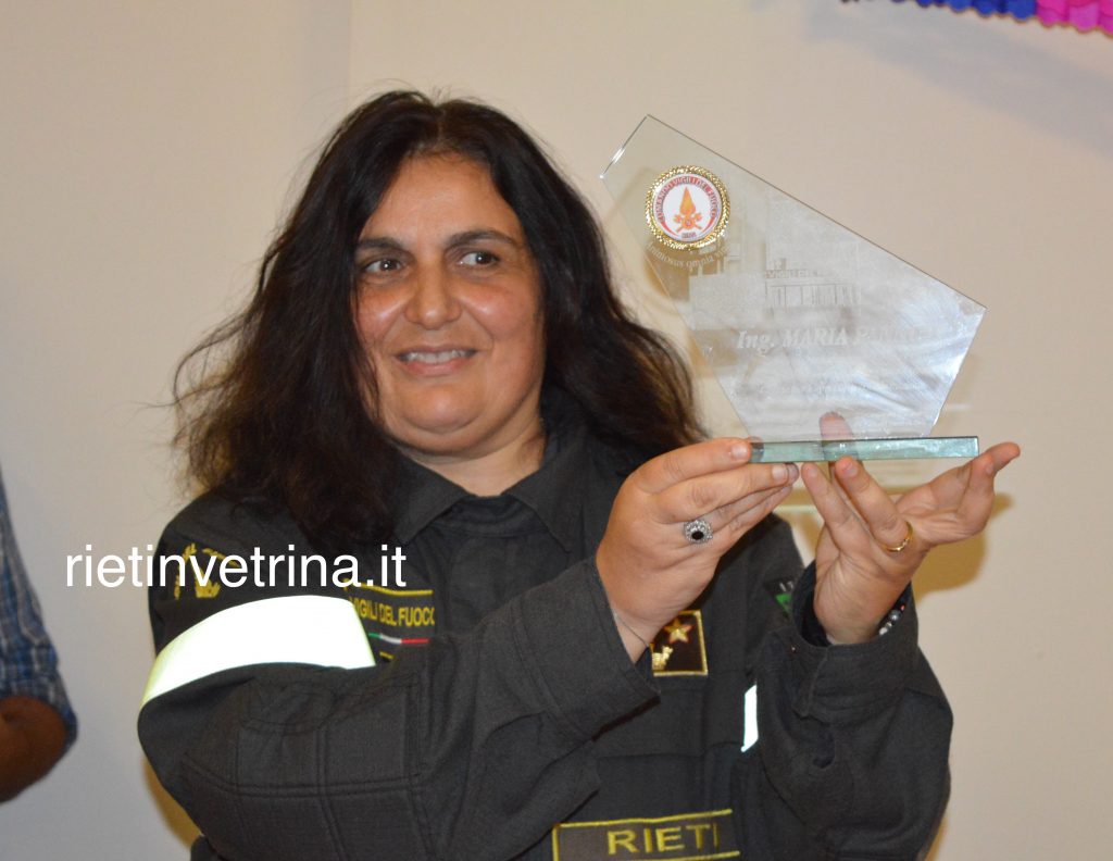Il Comandante VVF Maria Pannuti ha salutato Rieti: "Grazie a tutti ...