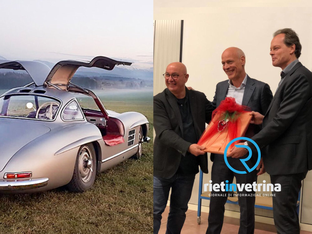 Il reatino Alessandro Mostarda alla Mille Miglia 2020 con una Mercedes ...