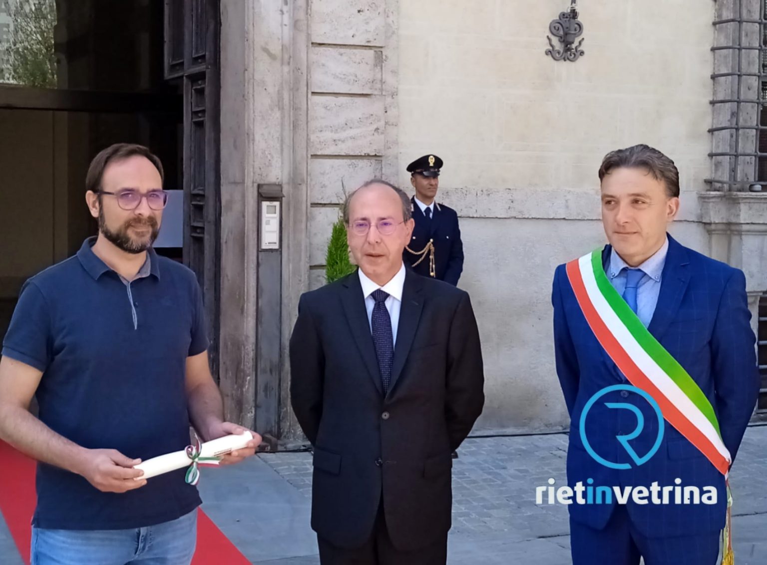 Simone De Angelis riceve l'Onorificenza al Merito - Rietinvetrina