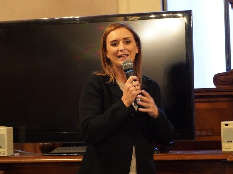 L’assessora regionale allo Sport Elena Palazzo in visita a Rieti ...