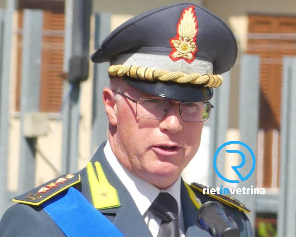 Il comandante Andrea Alba lascia la Guardia di Finanza di Rieti per nuovo incarico a Cuneo: "Vi ...