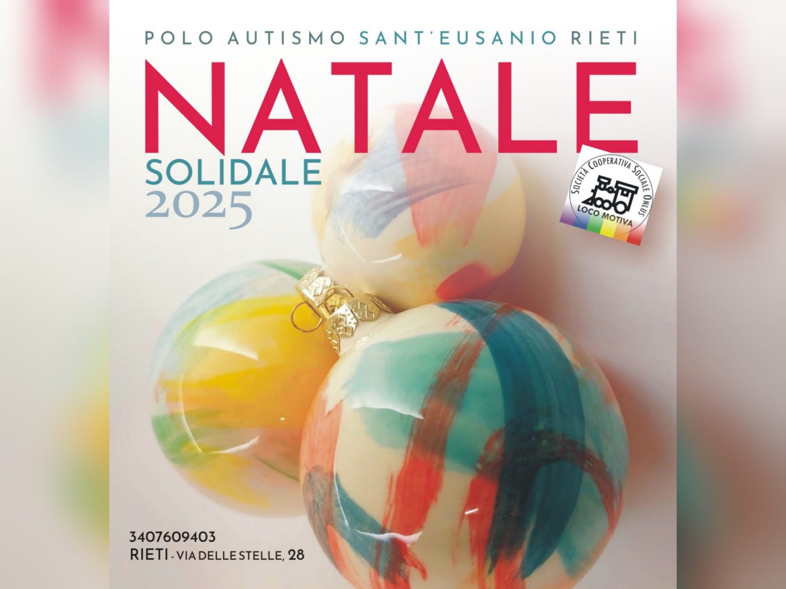 Natale Solidale con Loco Motiva - Rietinvetrina